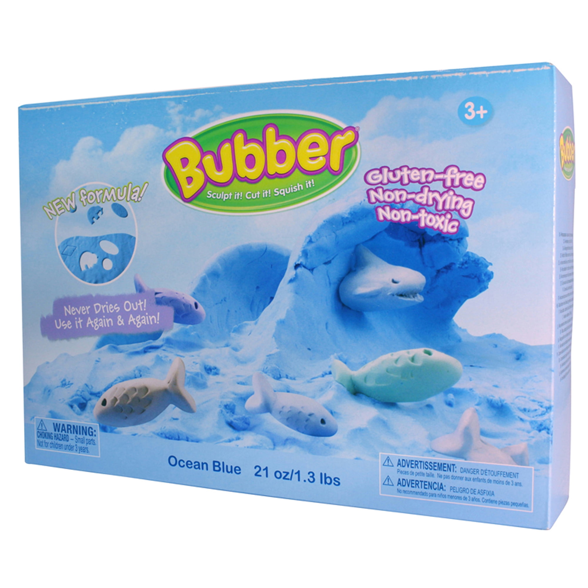 Bubber® 21 oz. Big Box, Blue - Walmart.com