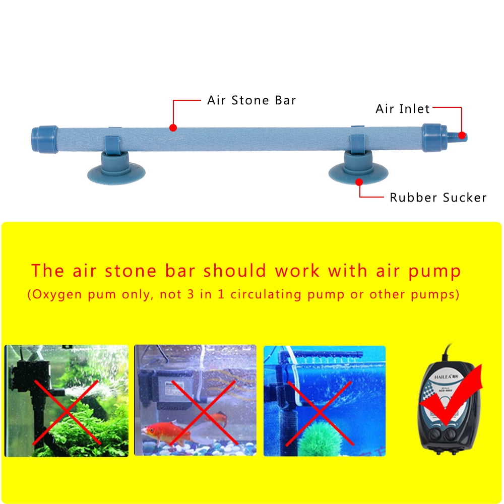 Bubble Air Bar,Stone Bar 7 Air Diffuser Tool Fish Bubble 7 Inch Fish ...