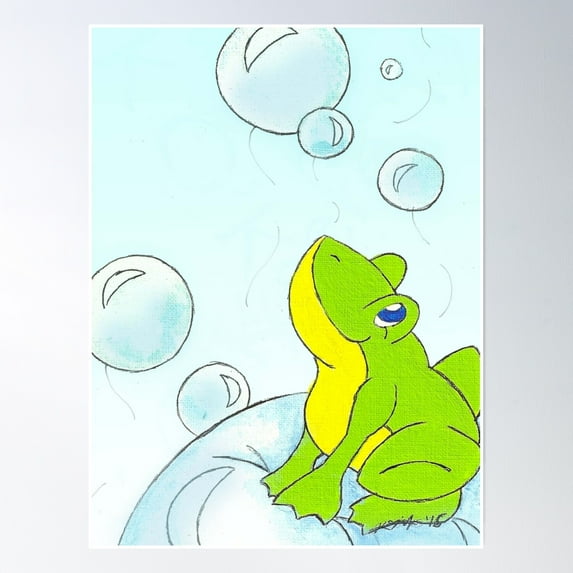 Bubble Balloon Bliss Poster Wall Art, Modern Wall Decor, 16x24 UNFRAMED ...