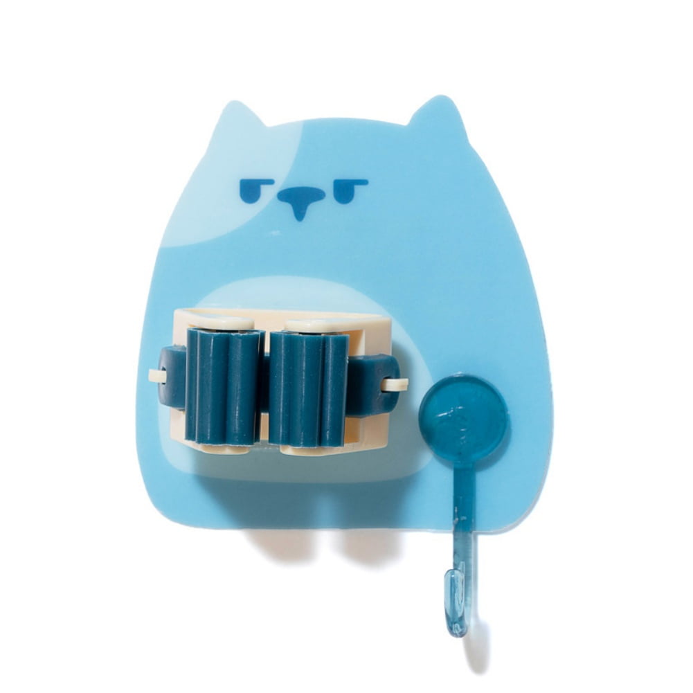 Bubble Bear Mop Rack Mop Clip Holder Powerful No Trace Sticker No-Punch ...