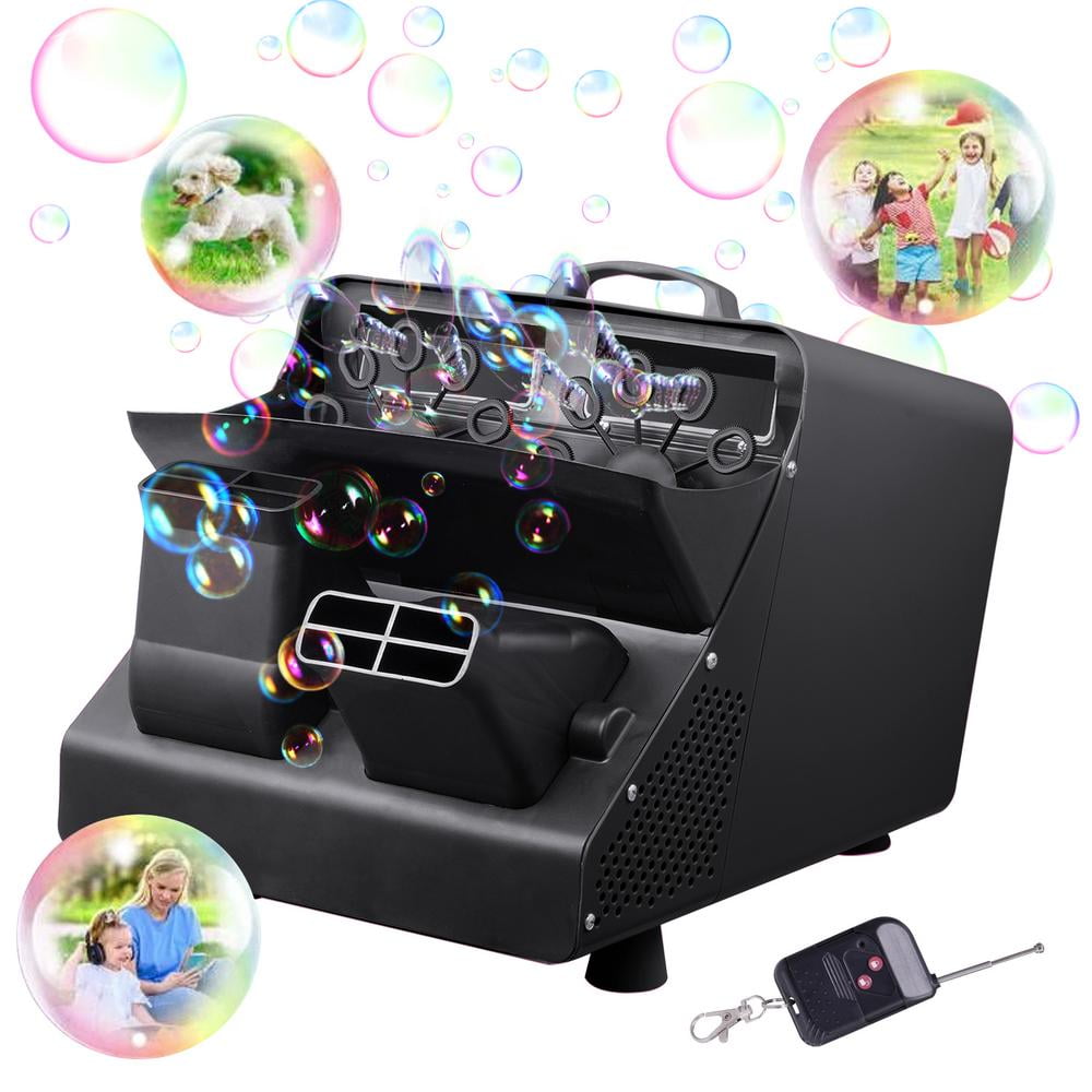 Bubble Blower Machine Remote Control Bubble Makers Bubbles Machine Angle Adjustable Commercial ...