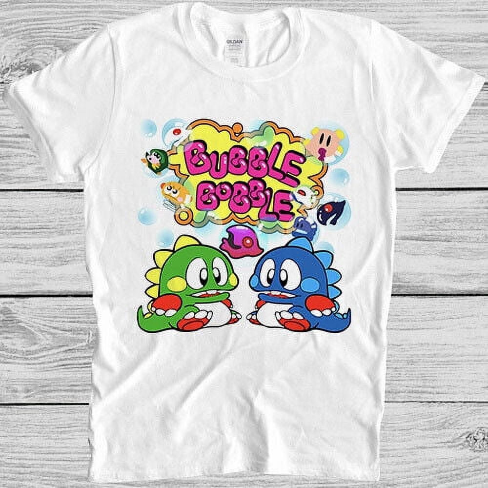 Bubble Bobble Game Amiga Online Gaming Meme Unisex Top Gift Tee T Shirt ...
