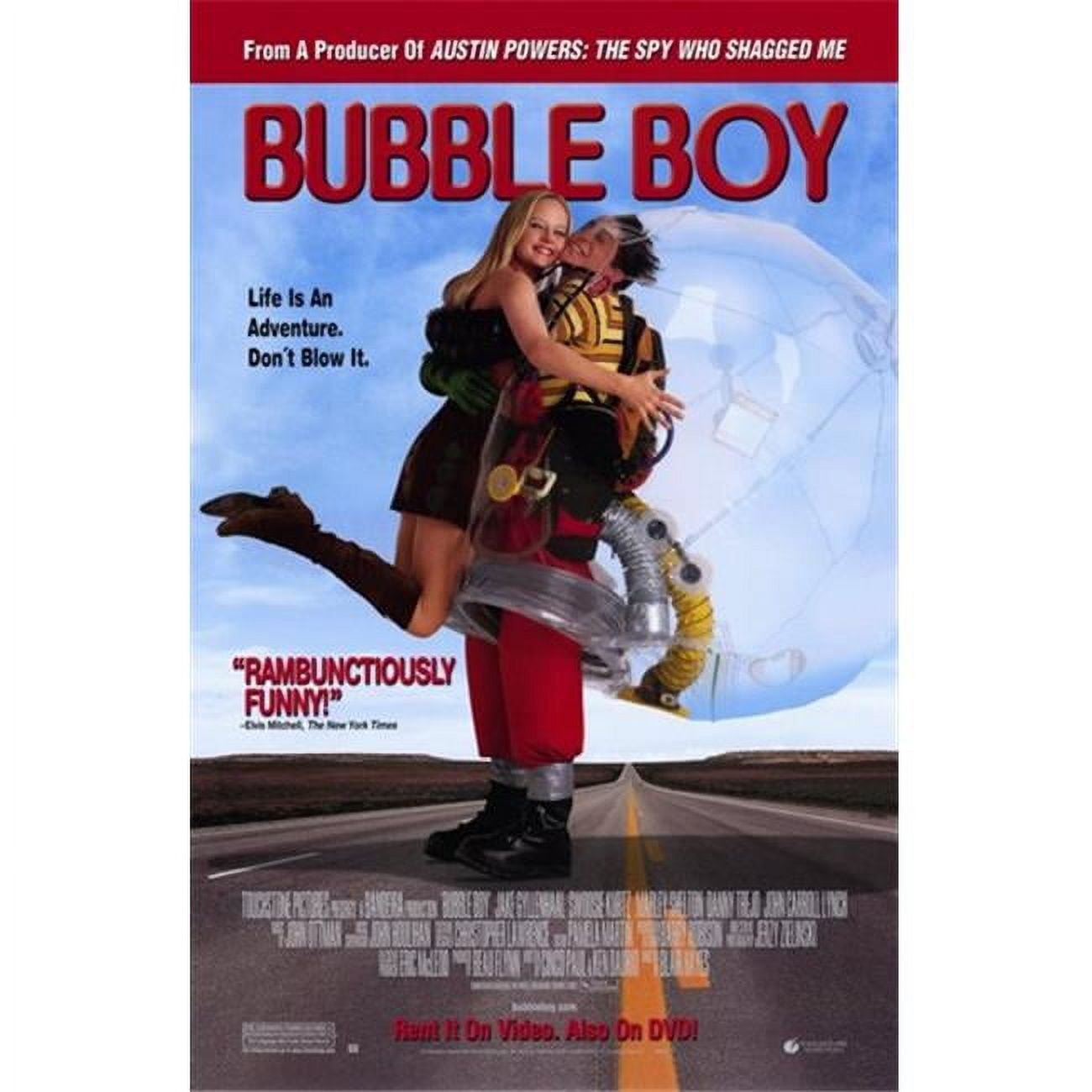 Bubble Boy Movie Poster - 11 x 17 in. - Walmart.com