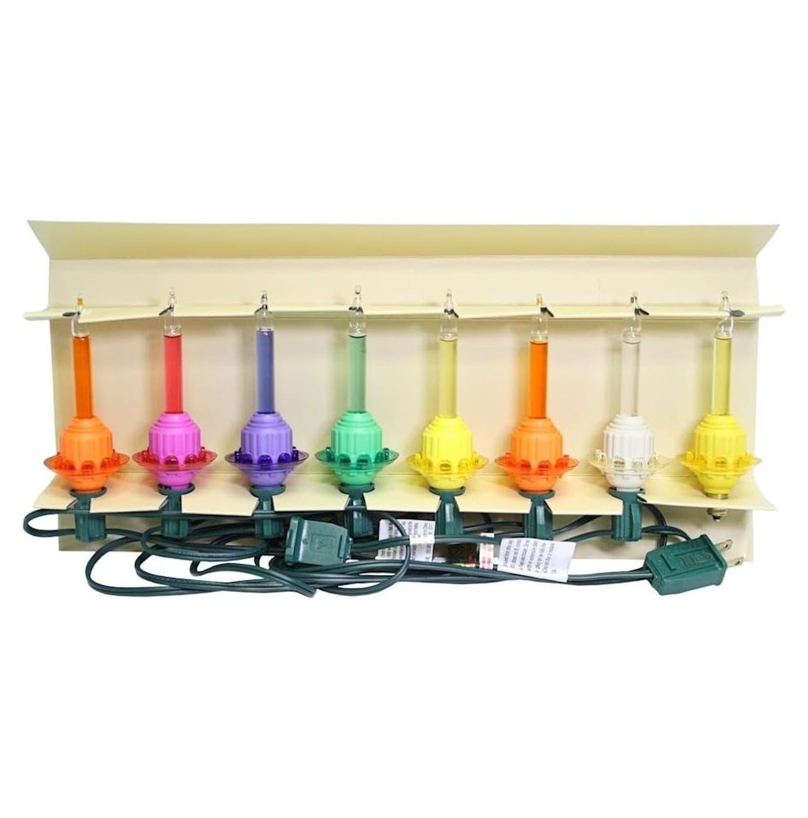 Bubble Brite Bubble Light String Set - Y/W/G/O/W/P/LP/Y - Walmart.com