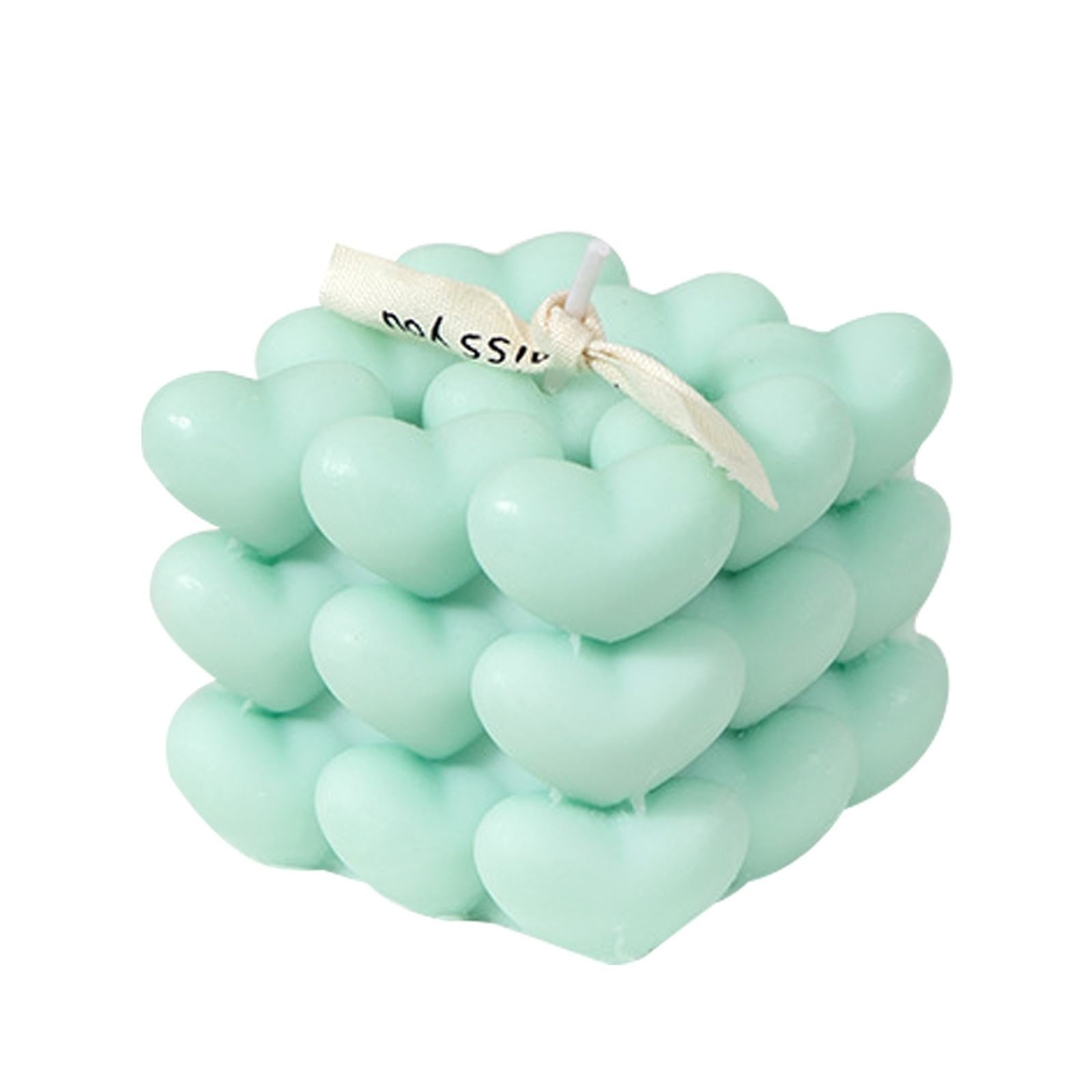 Bubble Candle | Heart Shaped Candles, Vanilla Scented Candles, Pink ...