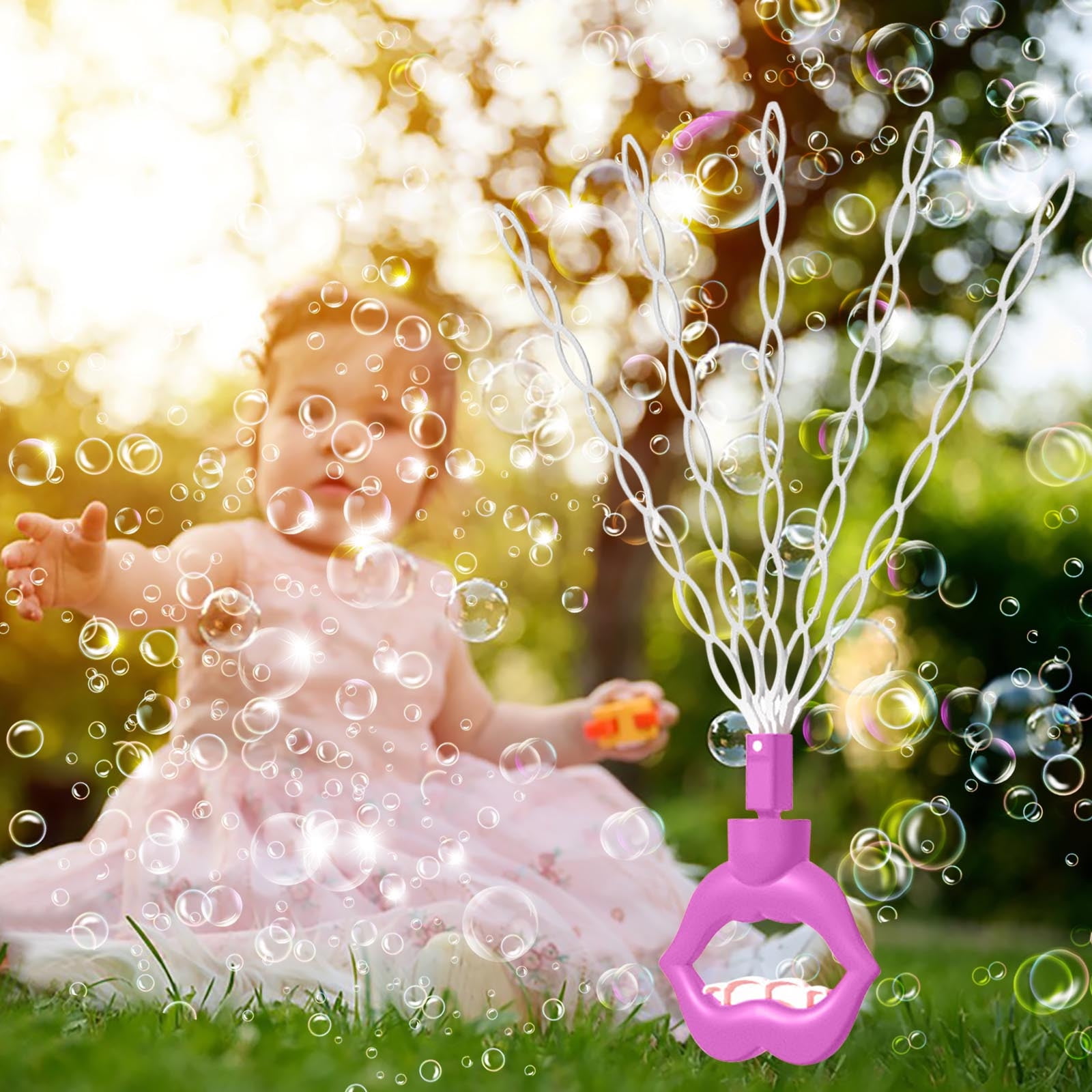 Bubble Claw Wand 5 Paw Bubble Wands 32 Hole Lip Handle Bubble Sticks ...