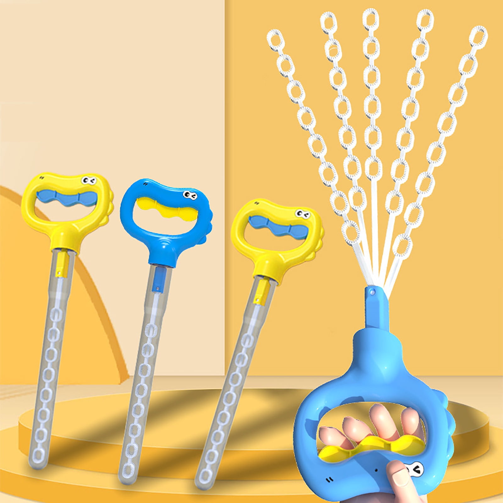 Bubble Claw Wand, Magical Five Paw Dinosaur Bubble Wand, 36 Hole Bubble ...