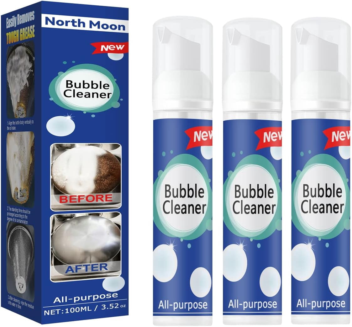 Bubble Cleaner, All Purpose Bubble Cleaner Kitchen Deep Cleaning Spray ...