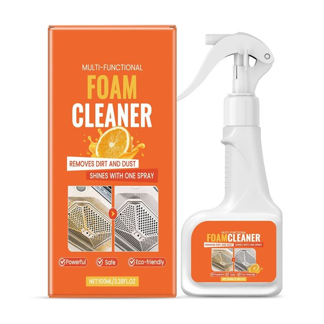 Bubble Cleaner Foam,Foaming Heavy Oil Stain Cleaner,All-Purpose Rinse ...
