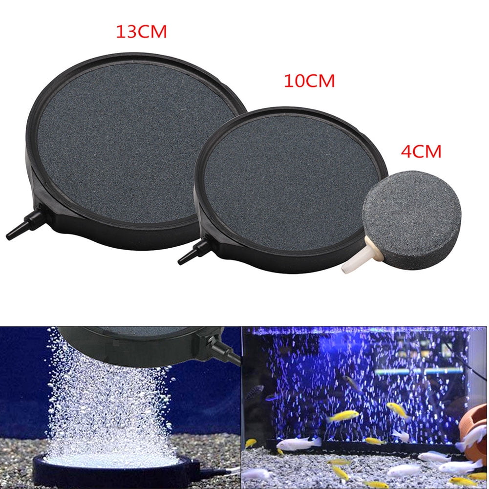 Bubble Disk Air Stone Aerator for Aquarium Fish Tank Pond Oxygen Pump ...