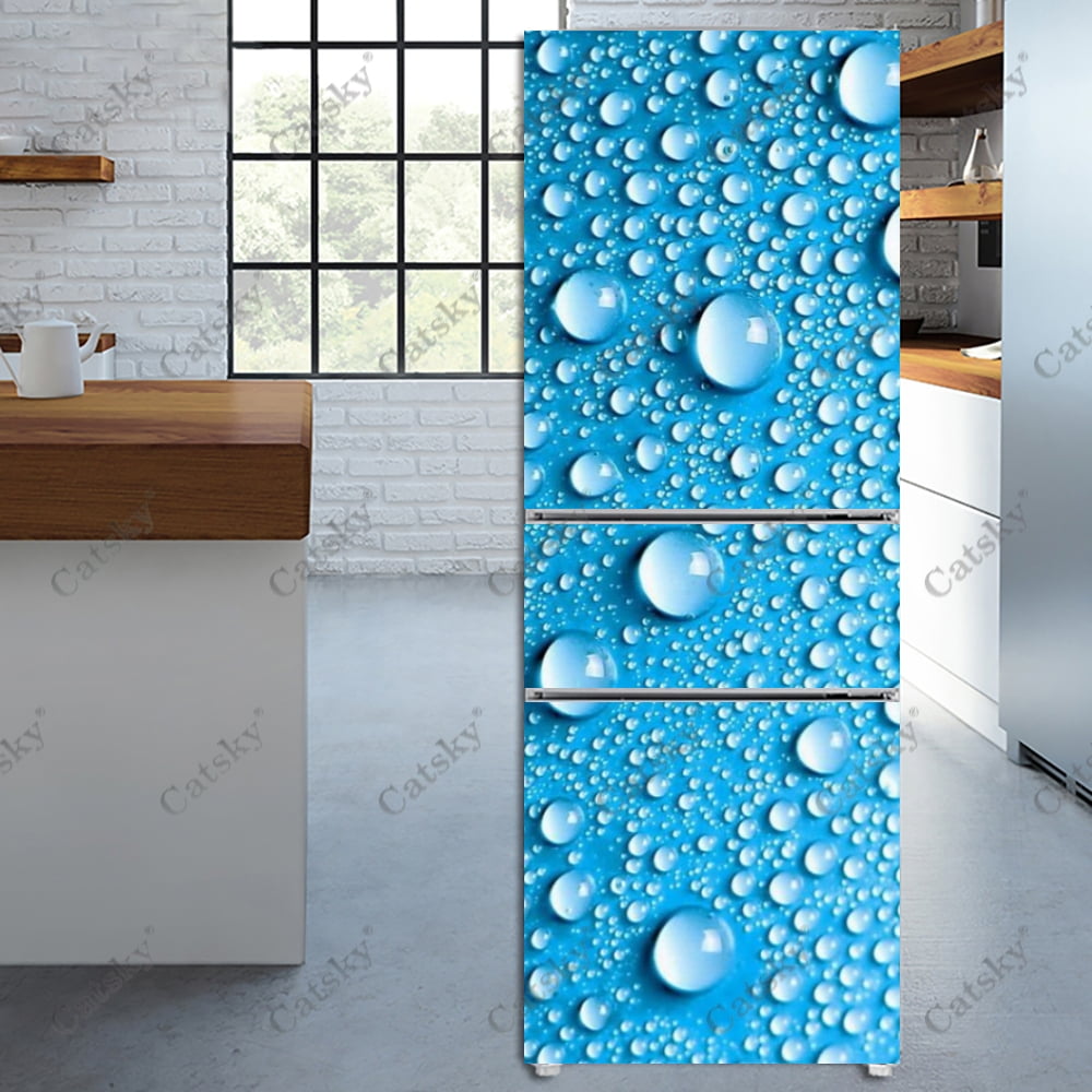 Bubble Drops Fridge Stickers Fridge Door Sticker Stickers Floral Vinyl ...