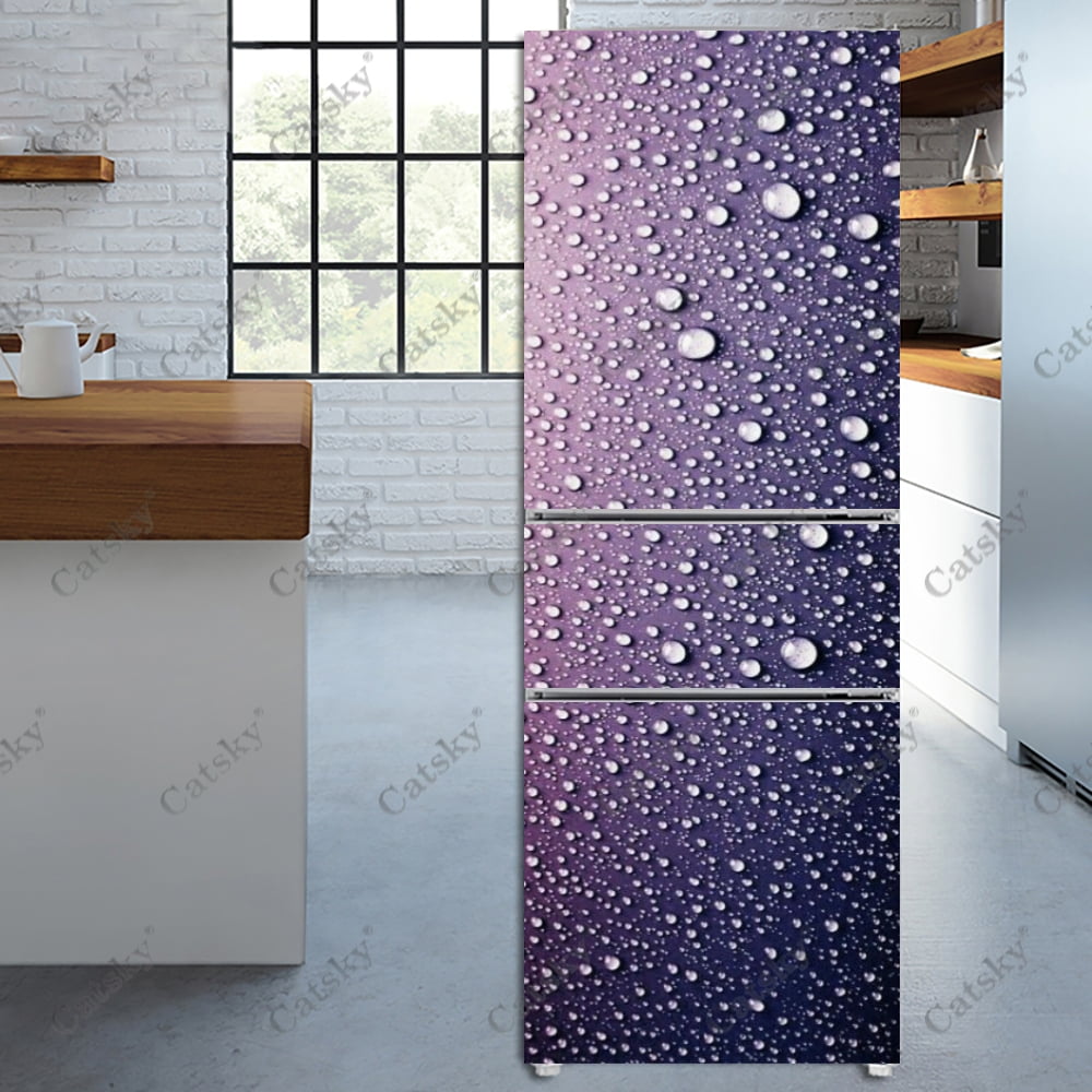 Bubble Drops Fridge Stickers Fridge Door Sticker Stickers Floral Vinyl ...