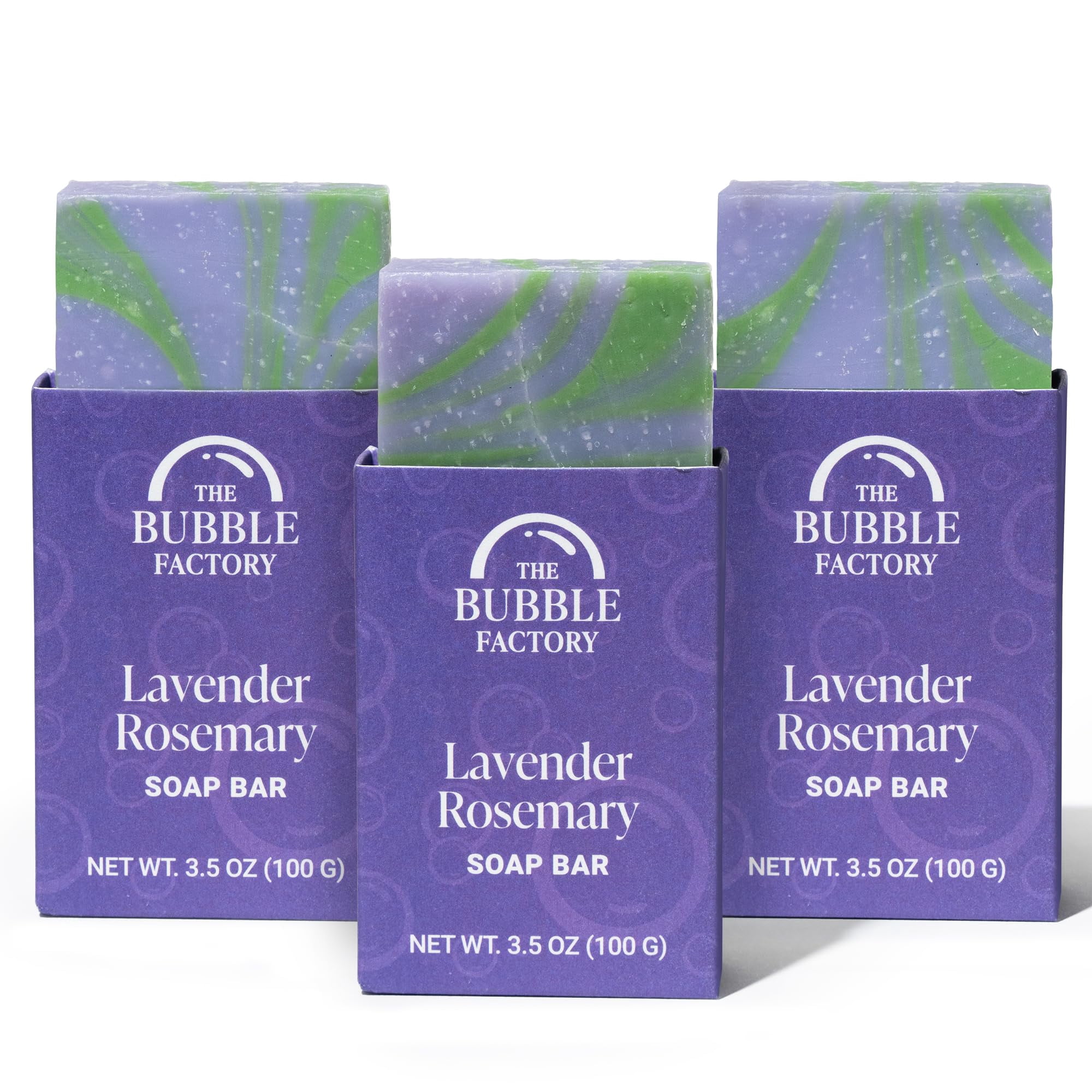 The Bubble Factory Handmade IRF13 Natural Bath & Body Soap Bar, Vegan ...
