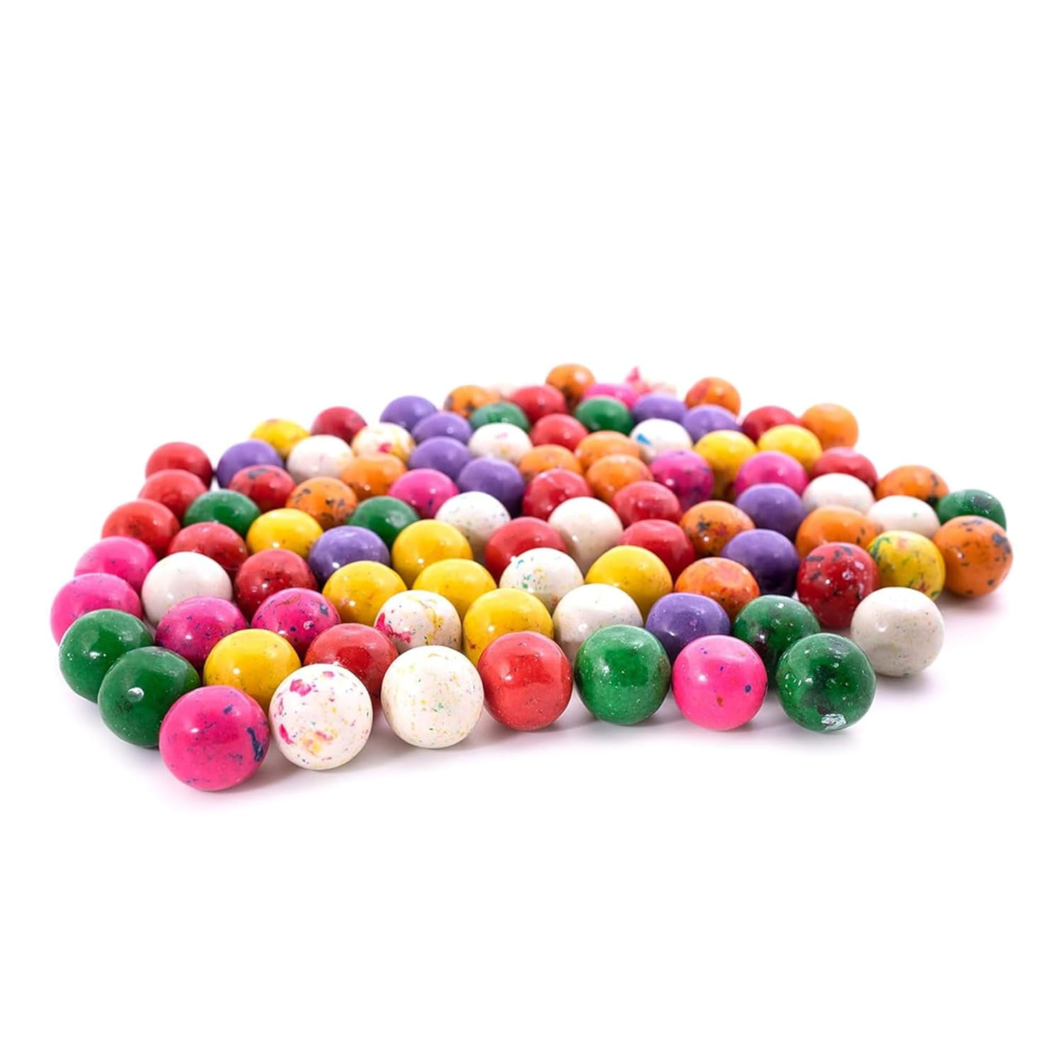 Splaered Colors Gumballs - 5 LB Resealable Sand Up Candy Bag (approx ...