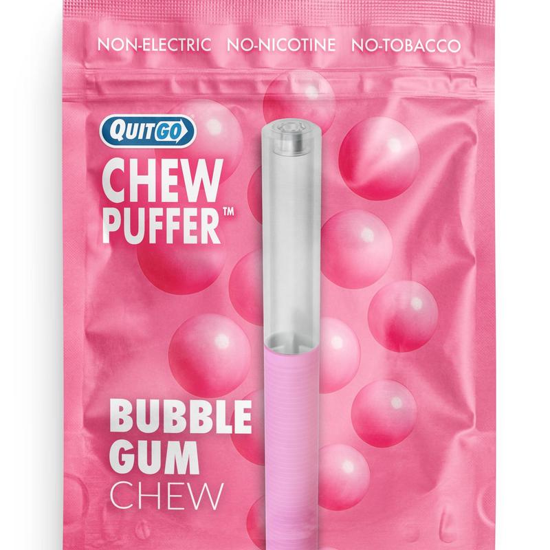 Bubble Gum Chew Habit Chew Stick – Plastic Reusable Natural Aid Straw ...