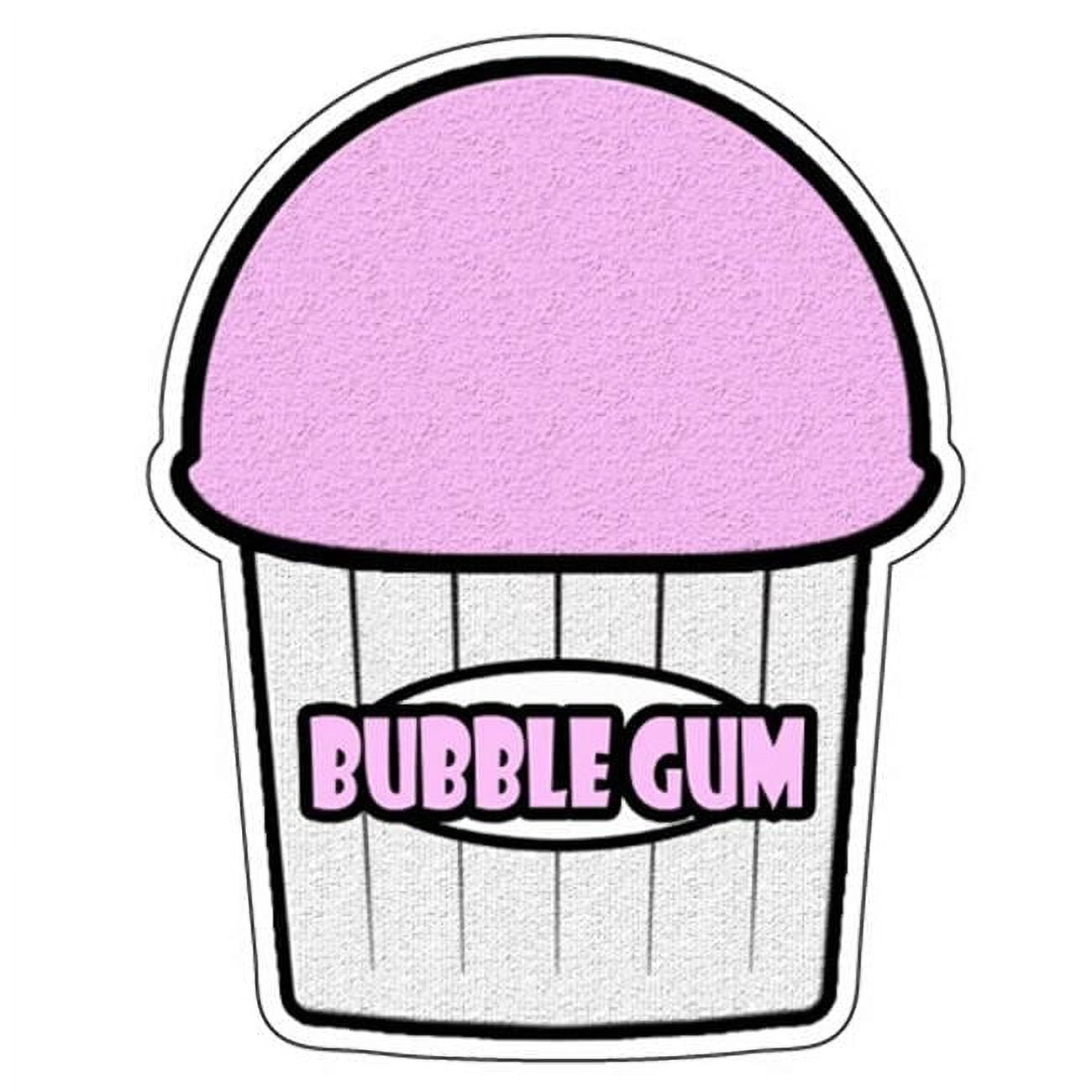 Bubble Gum Flavor Italian Ice Decal - Shaved Ice Cart Trailer Stand ...