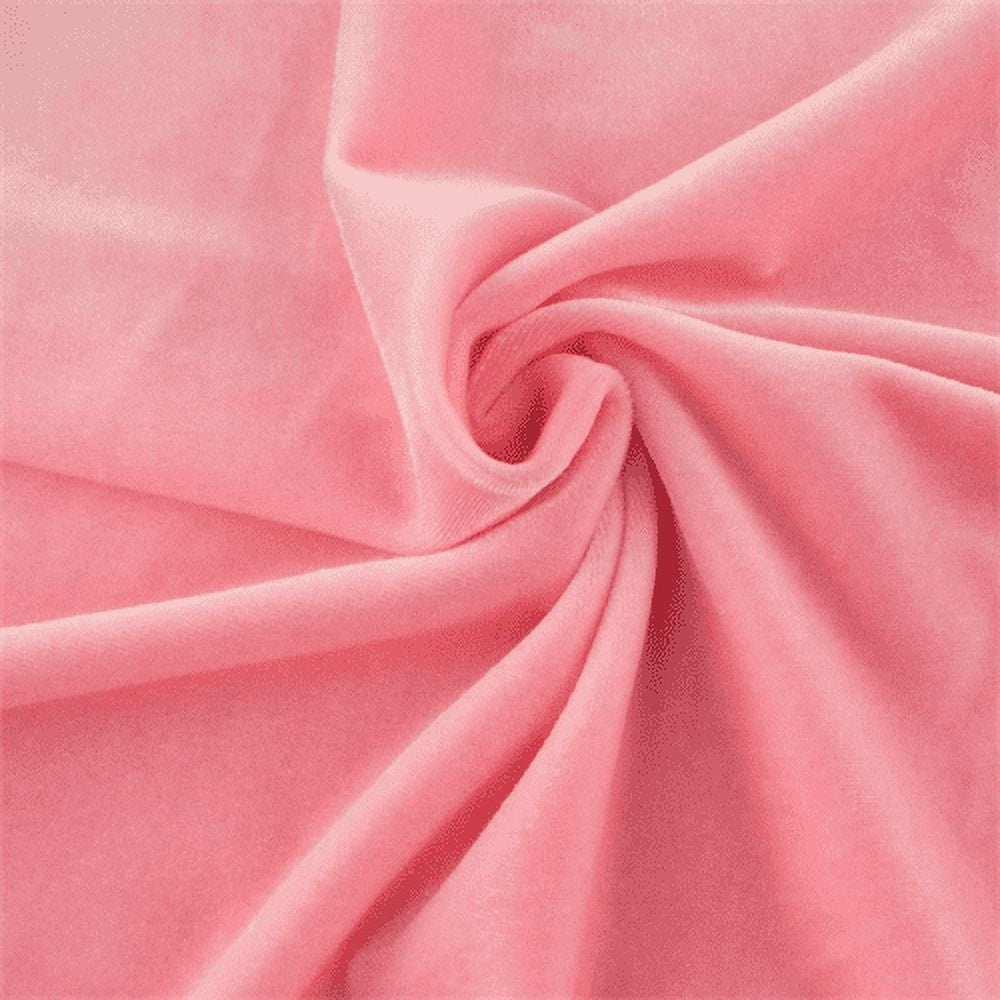 Bubble Gum Pink Stretch Velvet, Fabric By the Yard - Walmart.com