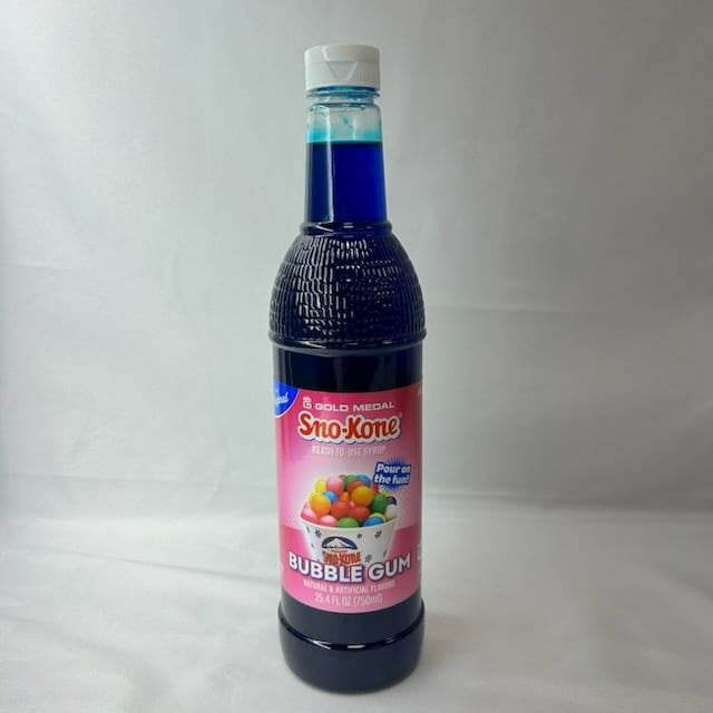 Bubble Gum Snow Cone Syrup 25 Oz Sno Treat Snow Cone Syrups For