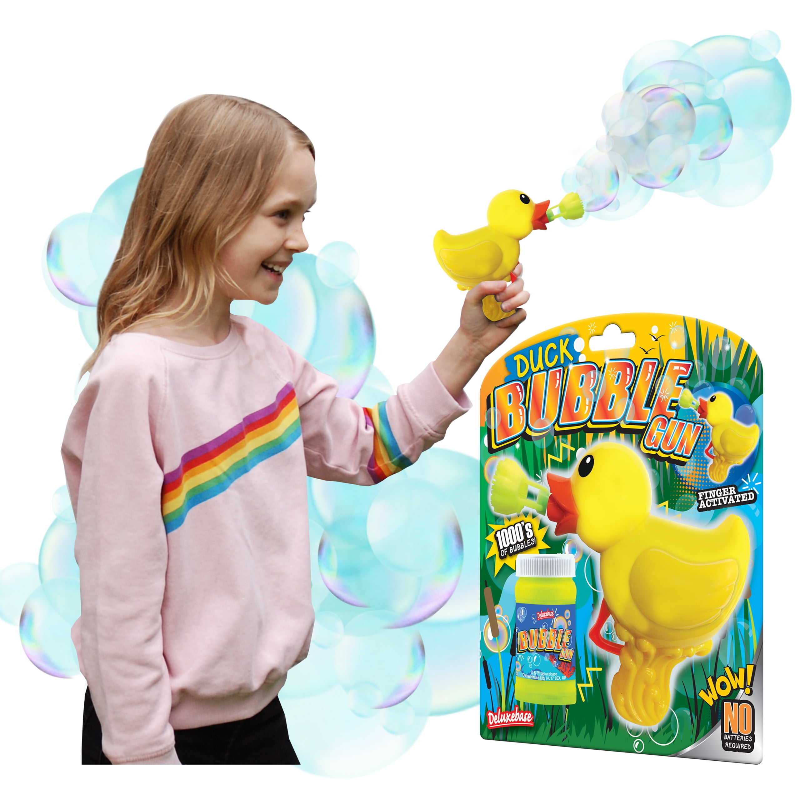 Bubble Gun - Duck from Deluxebase. Animal Themed Bubble Blower Kids ...
