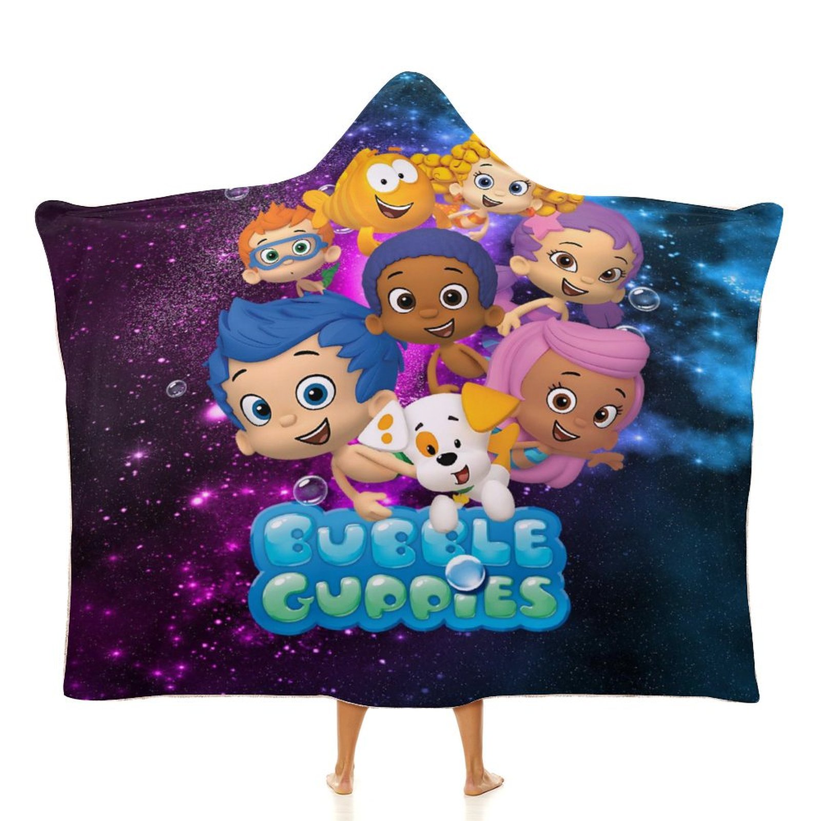 Bubble Gup-Pies Wearable Hooded Blankets Throw Cloak Blanket for Bed ...