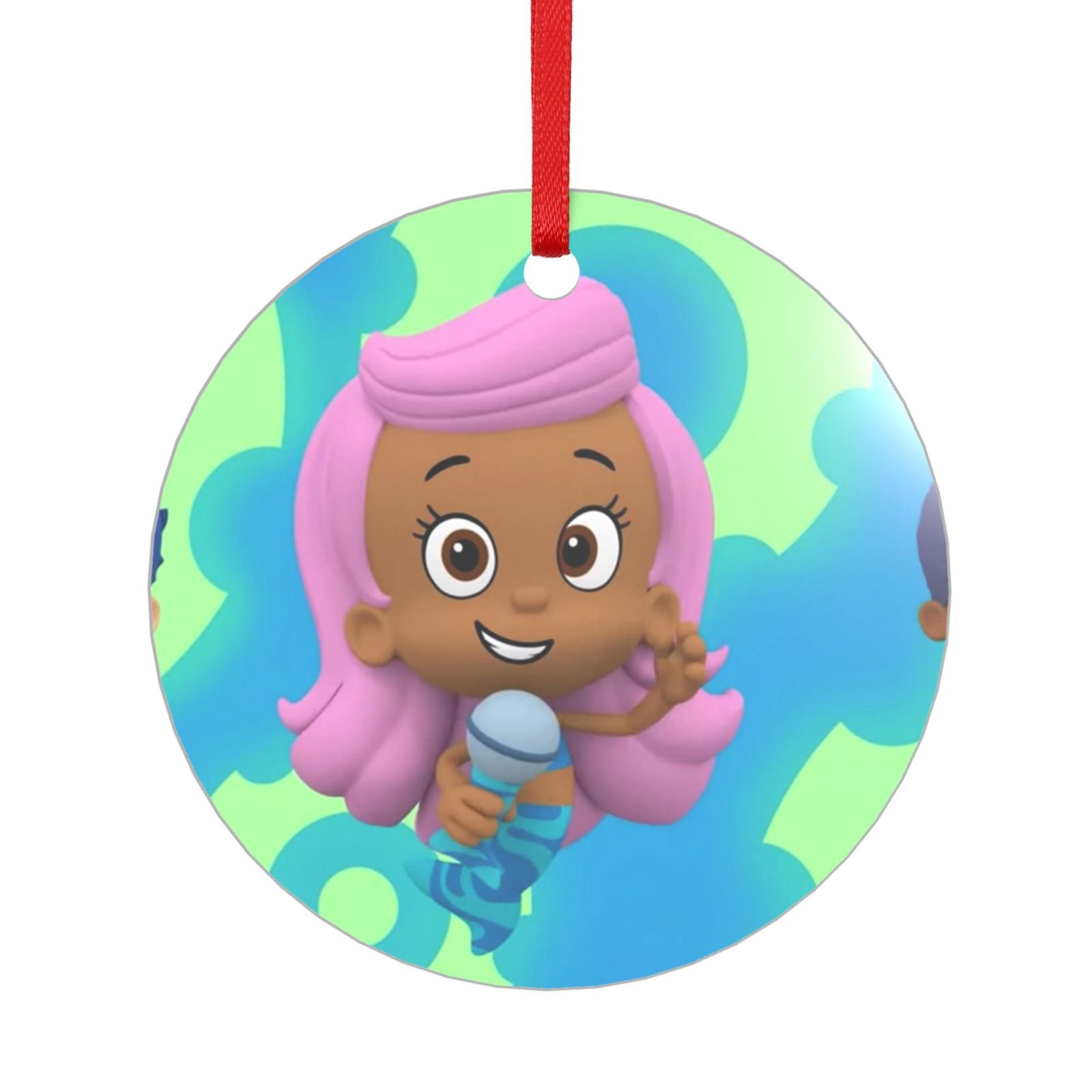 Bubble Guppies Acrylic Shaped Pendant Christmas Tree Hanging Decor Xmas ...