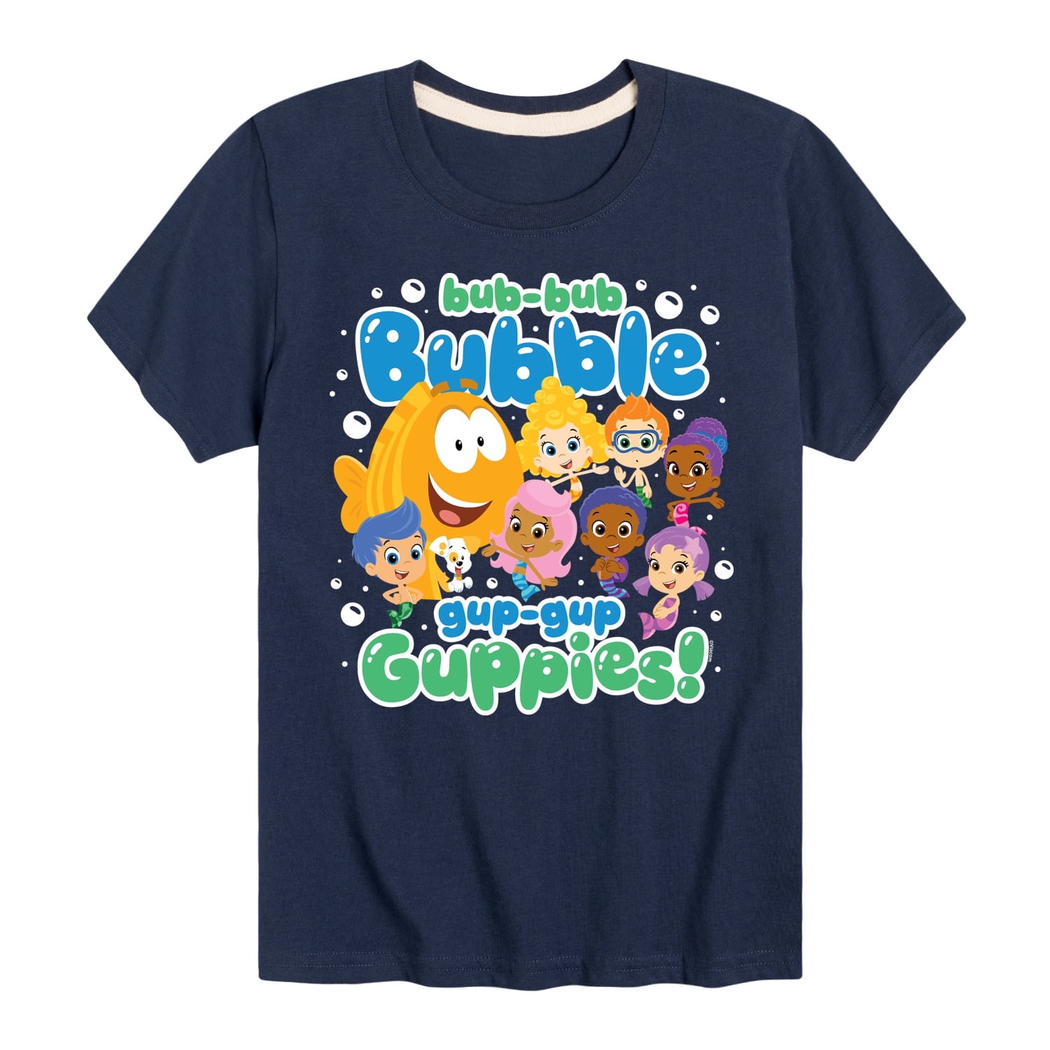 Bubble Guppies - Bub Bub Bubble Gup Gup Guppies - Toddler And Youth Short Sleeve Graphic T-Shirt ...