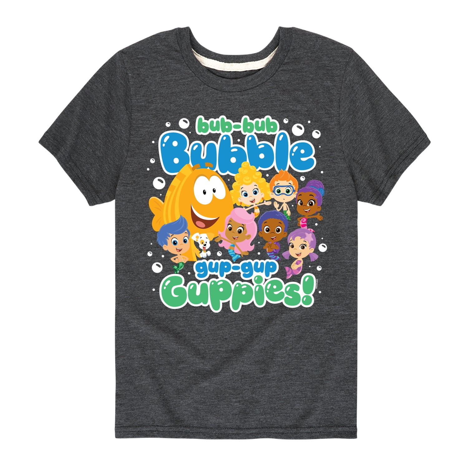 Bubble Guppies - Bub Bub Bubble Gup Gup Guppies - Toddler And Youth Short Sleeve Graphic T-Shirt ...