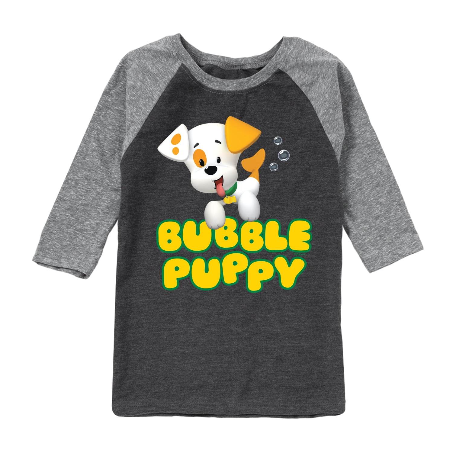 Bubble Guppies - Bubble Puppy - Toddler And Youth Raglan Graphic T ...