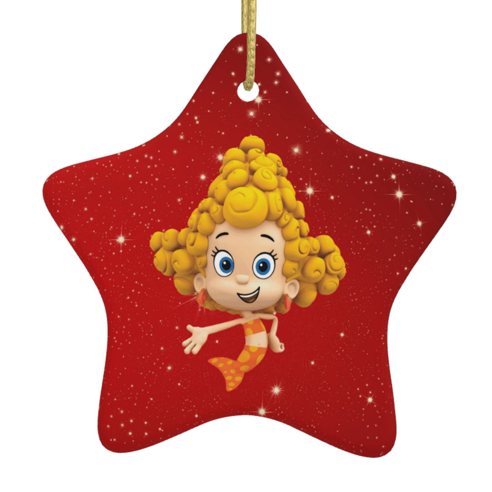 Bubble Guppies Deema Christmas Ornaments Ceramic Star Christmas Tree ...