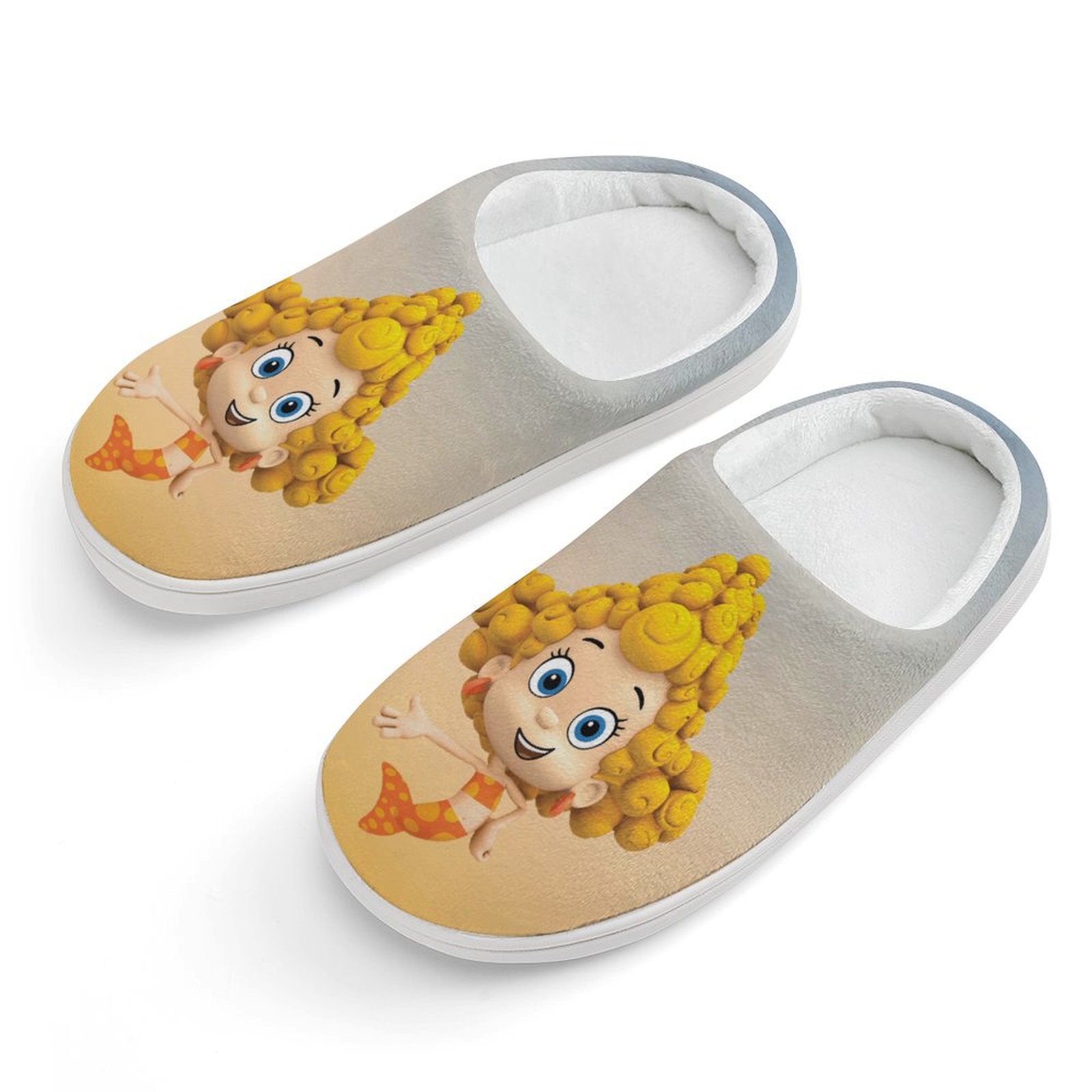 Bubble Guppies Deema Soft Plush Slippers for Boys Girls Winter Warm ...