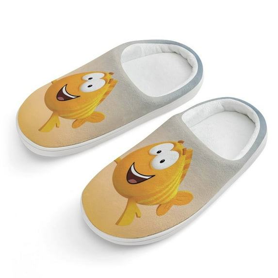 Bubble Guppies Fish Soft Plush Slippers for Boys Girls Winter Warm ...