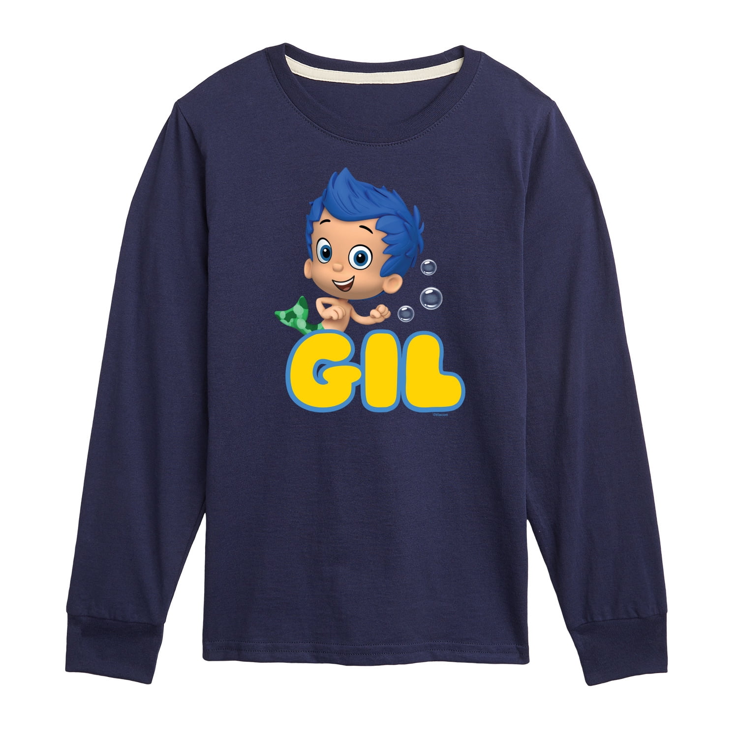 Bubble Guppies - Gil - Toddler And Youth Long Sleeve Graphic T-Shirt ...