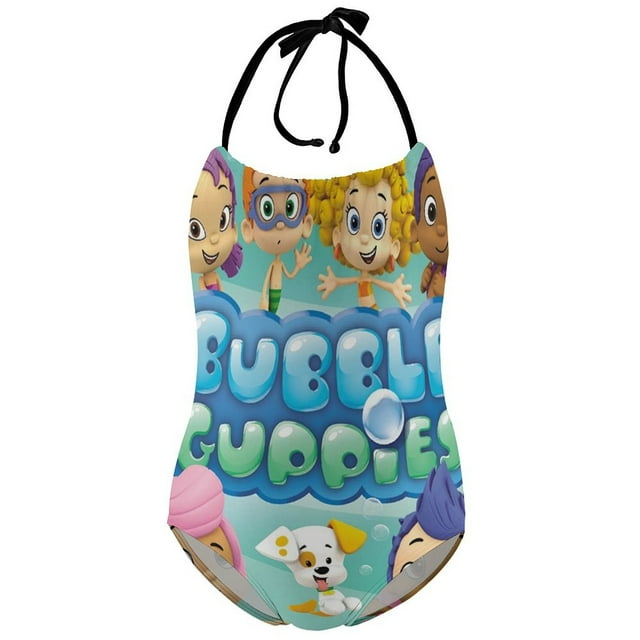 Bubble Guppies Girl's Swimsuit One-piece Summer Hawaii Beach Kid's ...