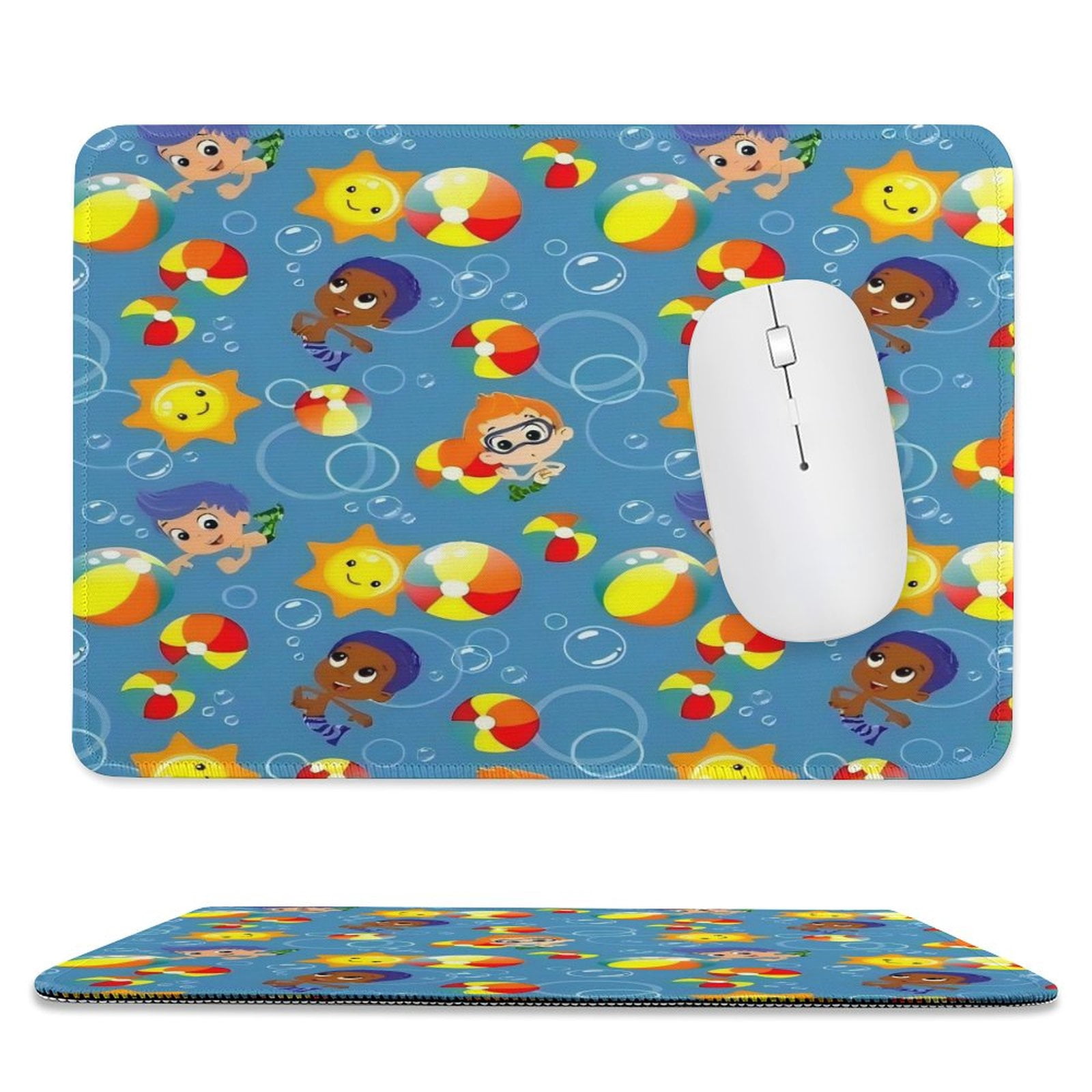 Bubble Guppies Laptop Mouse Pad Desk Mat Desktop Decoration 7.9"x9.4 ...