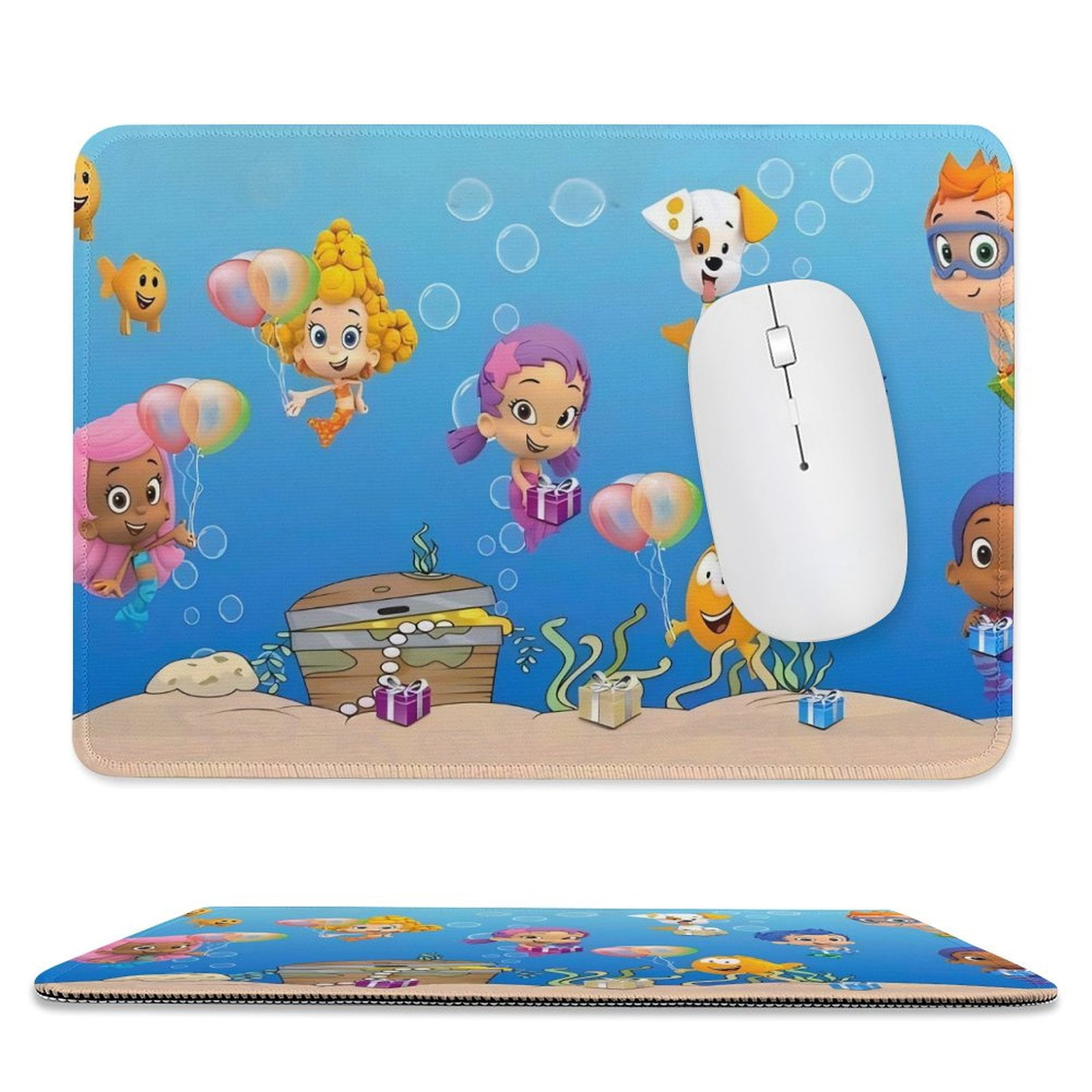 Bubble Guppies Laptop Mouse Pad Desk Mat Desktop Decoration 7.9"x9.4 ...