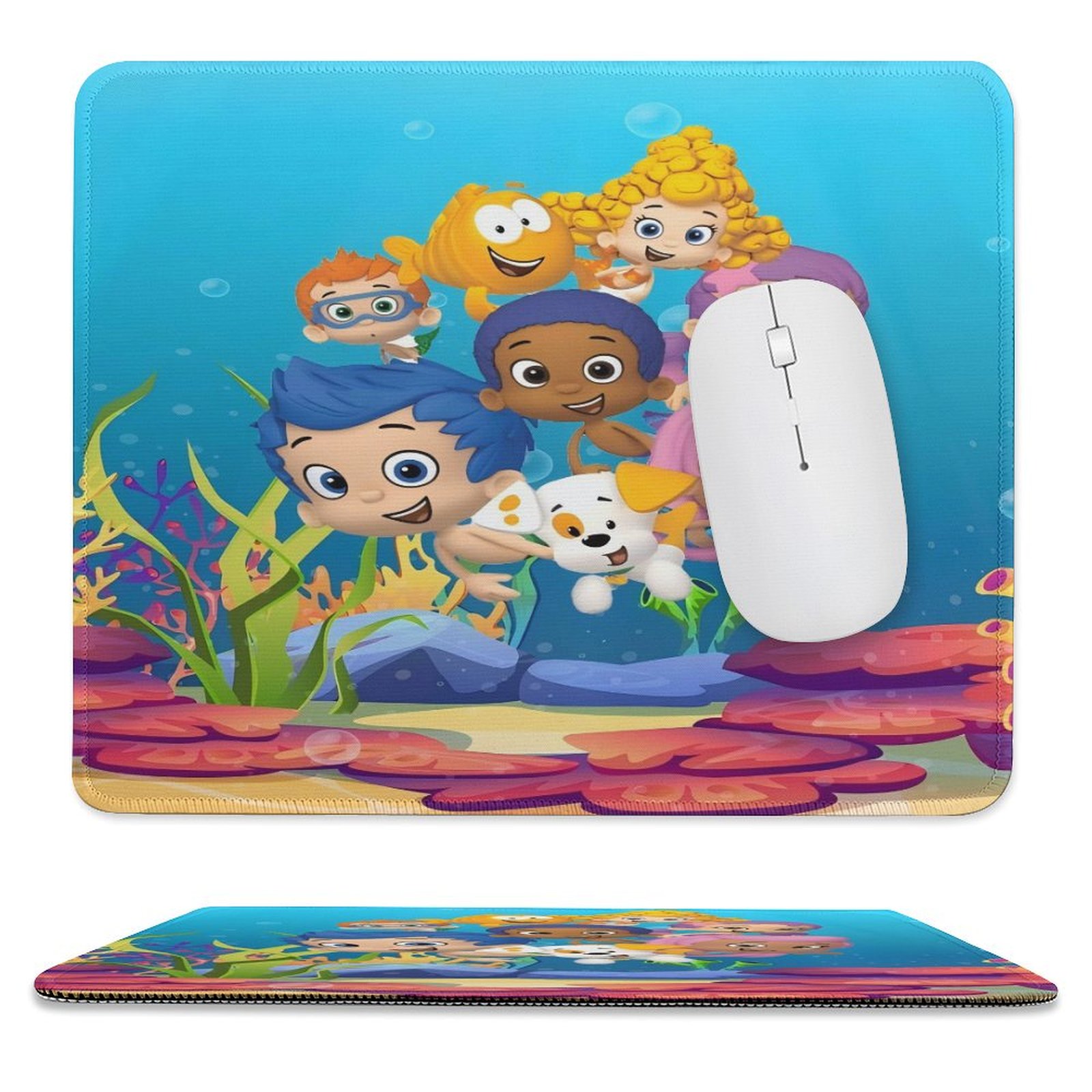 Bubble Guppies Laptop Mouse Pad Desk Mat Desktop Decoration 9.8"x11.8 ...