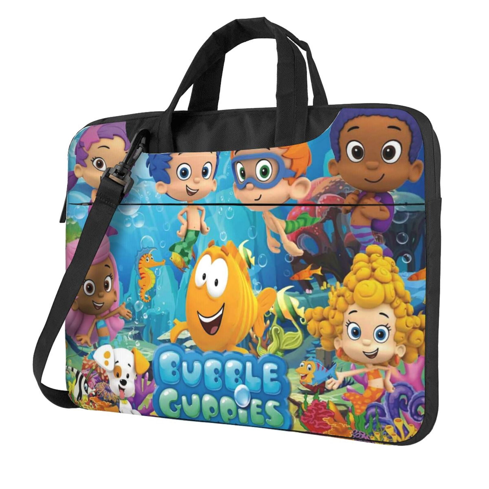 Bubble Guppies Laptop Shoulder Bag For Women Men, 14 Inch Computer ...