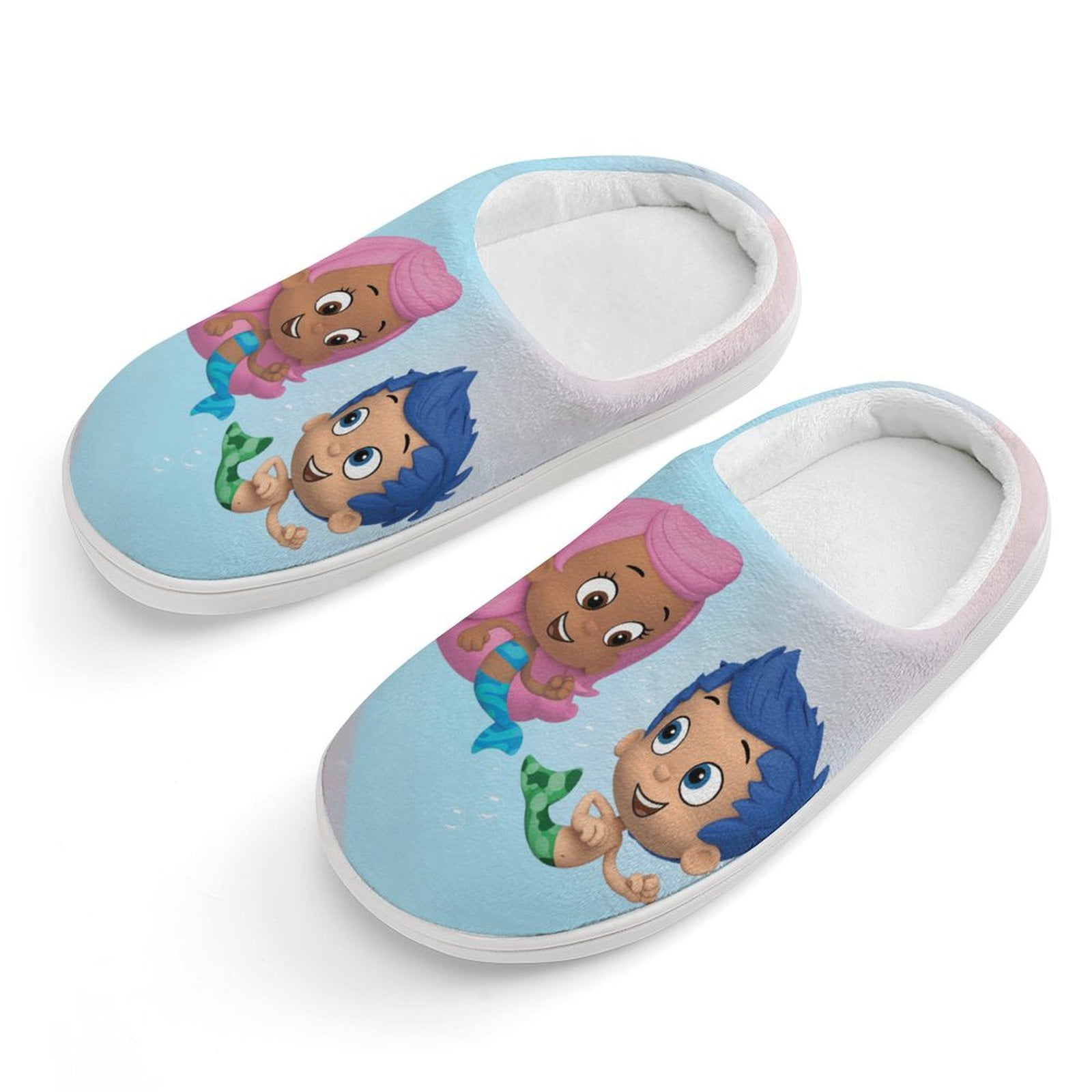 Bubble Guppies Molly Gil Soft Plush Slippers for Boys Girls Winter Warm ...