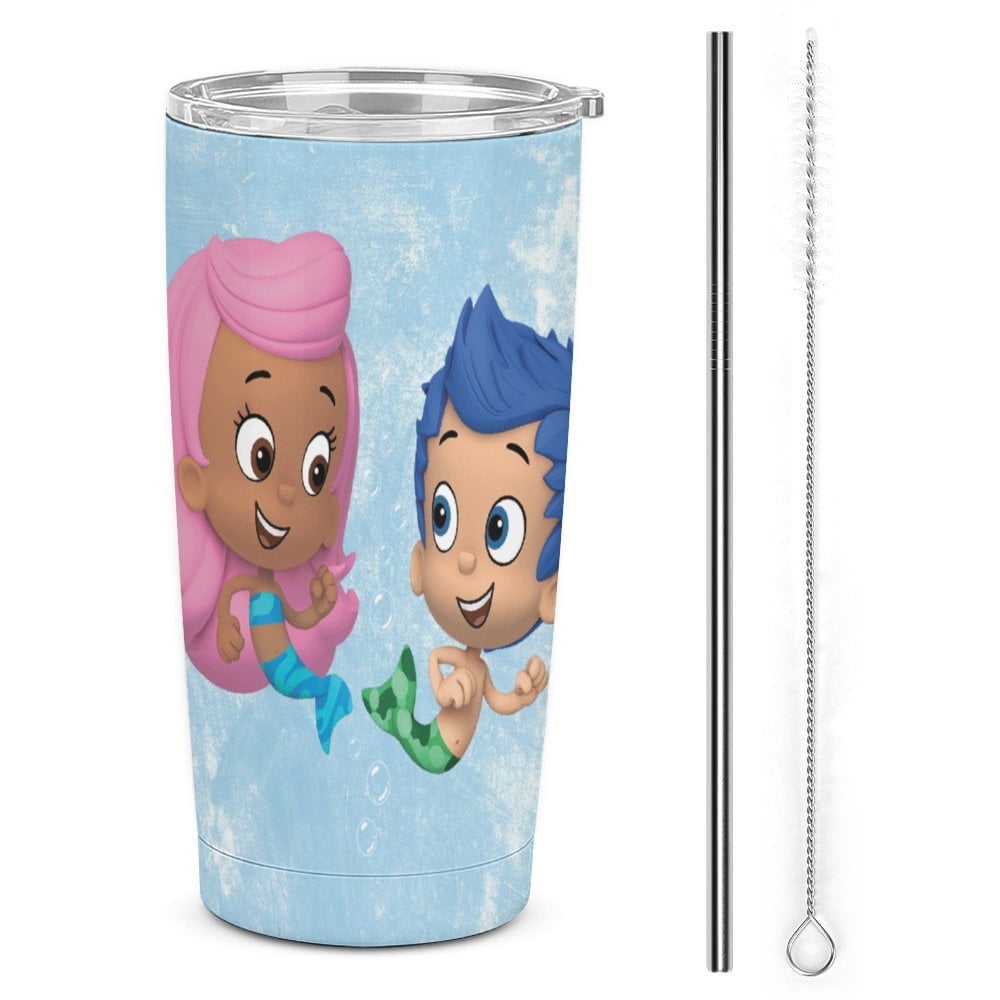 Bubble Guppies Molly Gil Stainless Steel Car Cup Thermal Vacuum ...