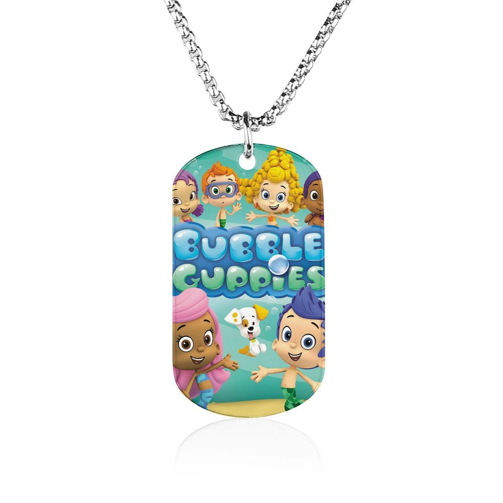 Bubble Guppies Titanium Steel Necklace Decor Fashion Daily Unisex ...