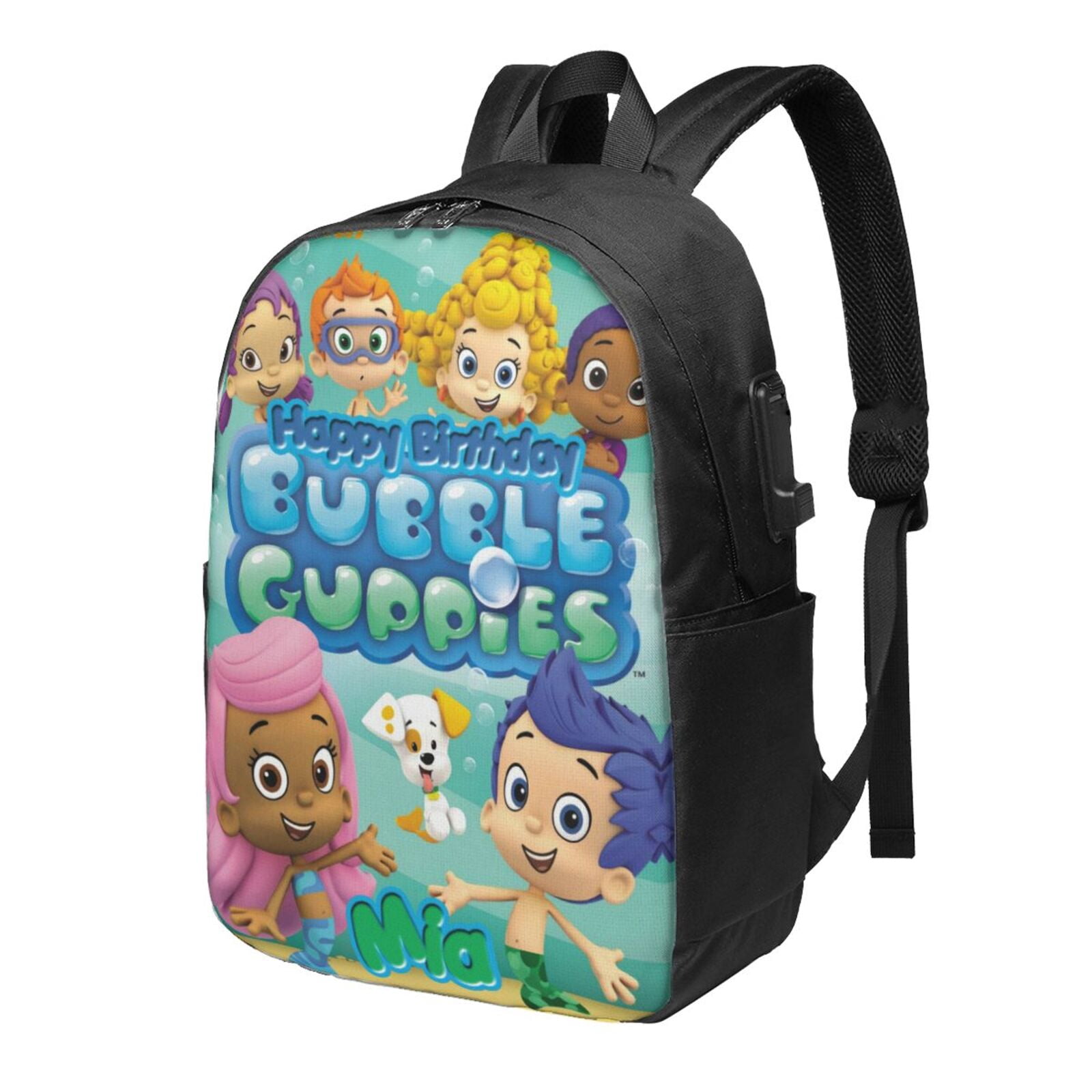 Bubble Guppies Usb Laptop Backpack 17" Stylish Backpack, Water ...