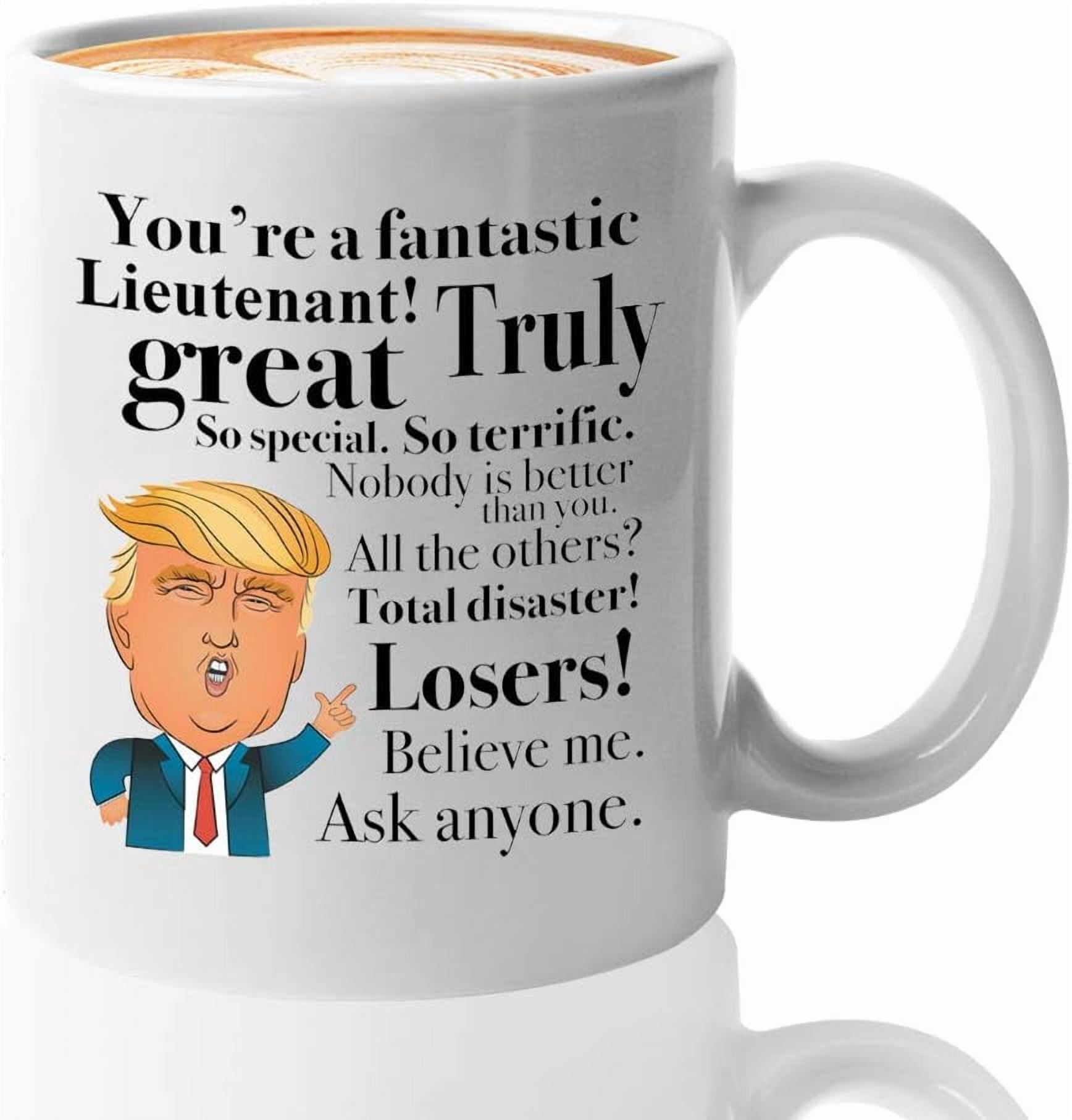 Bubble Hugs Lieutenant Mug 11 oz, You're A Fantastic Lieutenant Mug ...