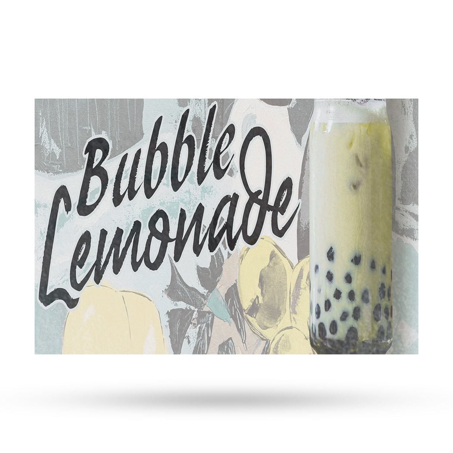 Bubble Lemonade Vinyl Decal 12 Inch x 16 Inch Weatherproof Heavy-Duty ...