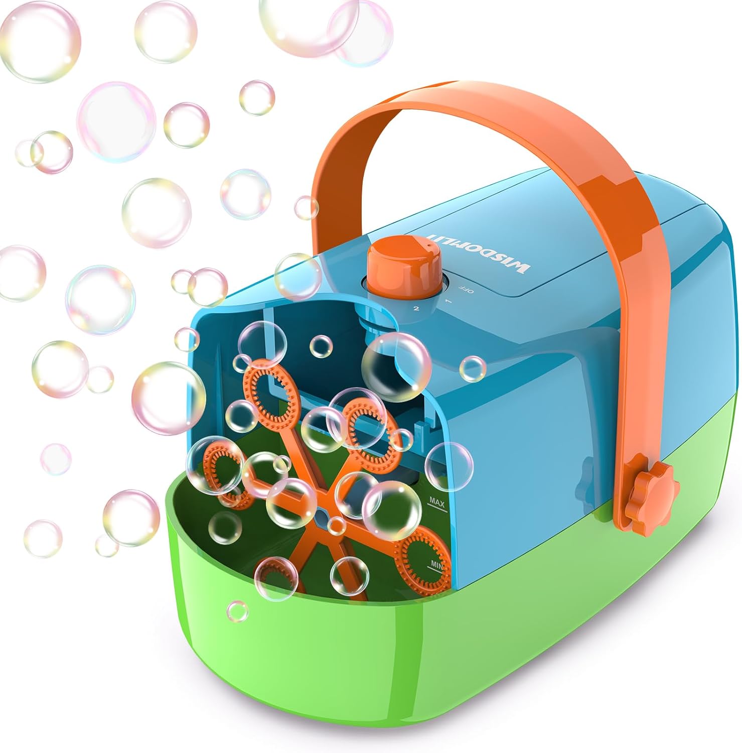 Bubble Machine, 3 in 1 Bubble Maker, Bubble Blower with Replaceable ...