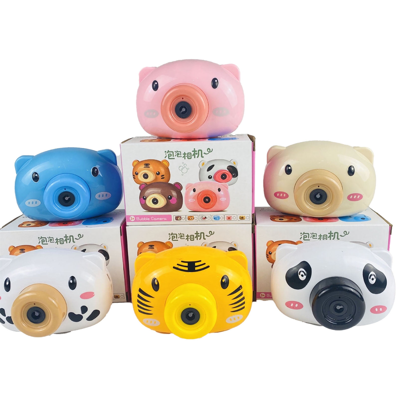 Bubble Machine Automatic Bubble Blower Toys for Kids, Portable Camera ...