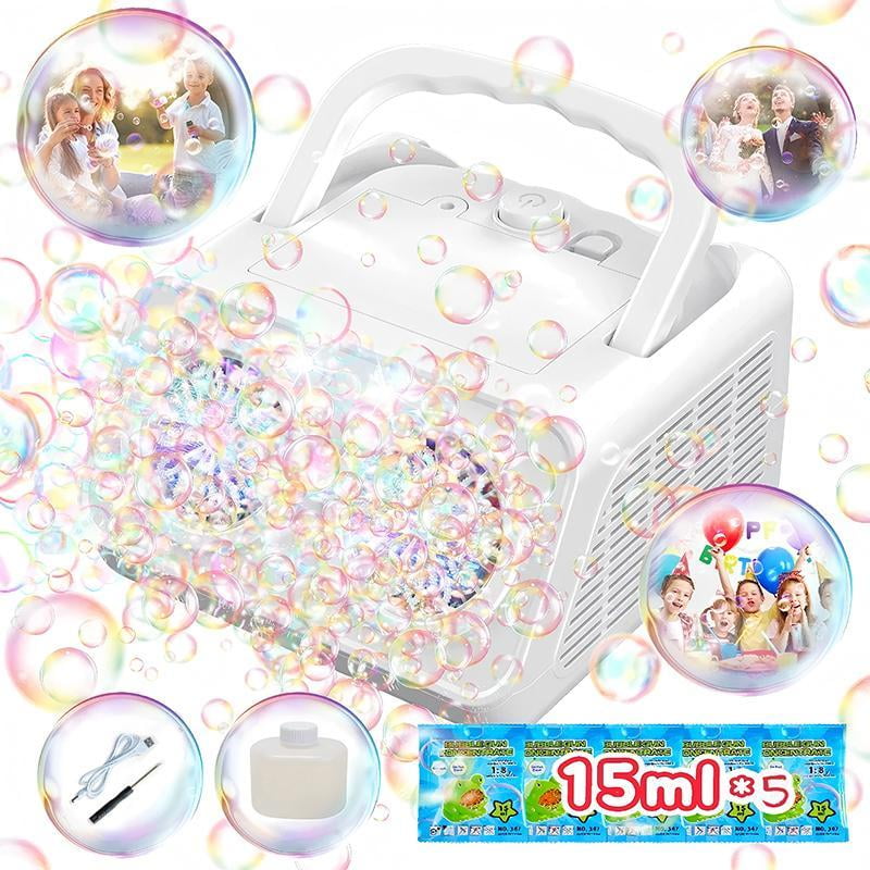 Bubble Machine with Dual Fans – Automatic Bubble Maker for 20,000 ...