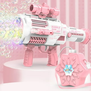 Kid Galaxy non-stop fun motorized handheld shark bubble blower with 4 ...