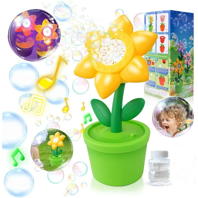 Bubble Machine with Light for Kids,20000+ Bubbles Per Minute Automatic ...