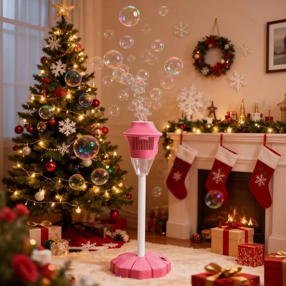 Bubble Machine Maker Stand, Rechargeable Bubble Tiki Torch Machine ...