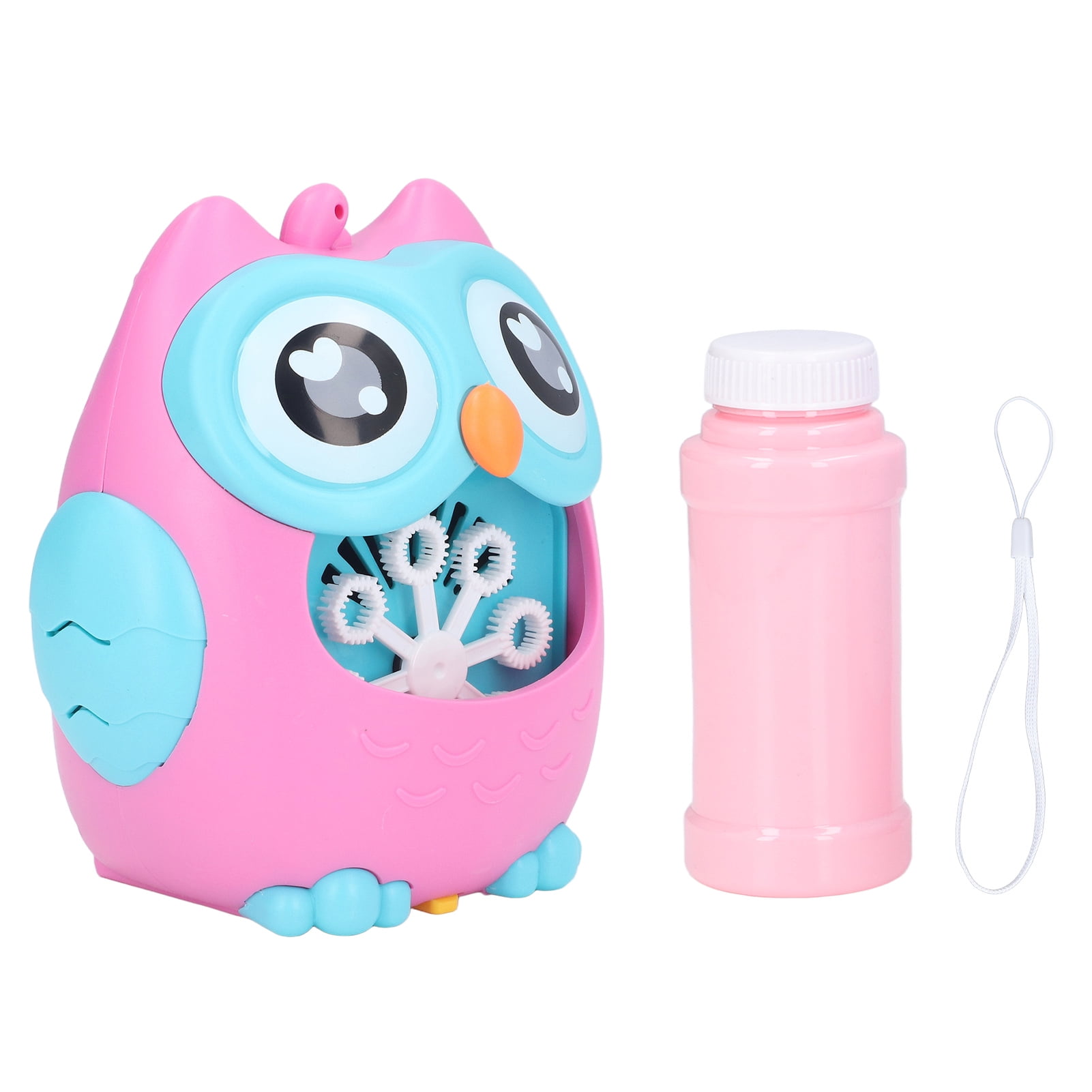 Teburu Brand Owl Shaped Electric Bubble Machine, Party Toy, Fluid Maker ...
